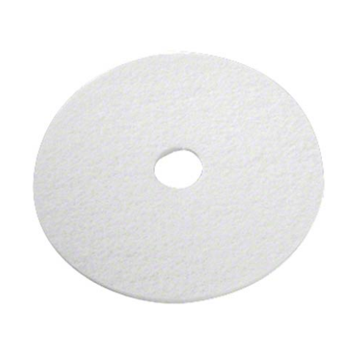 27" White Super Gloss Polish Pad - Round Floor Pad – J&K Janitorial and ...
