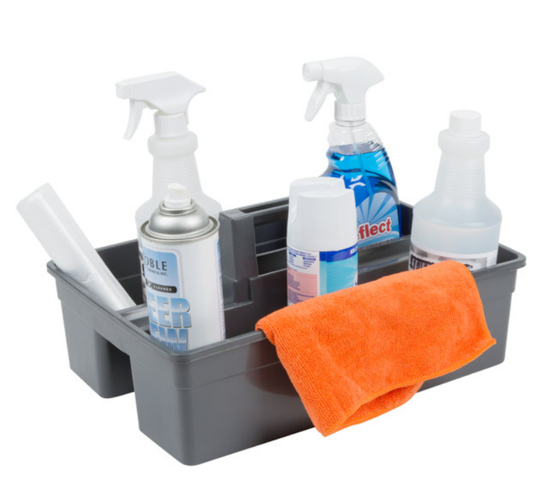 Cleaning Caddy, 3-Compartment Gray, 16L x 11W – J&K Janitorial and ...